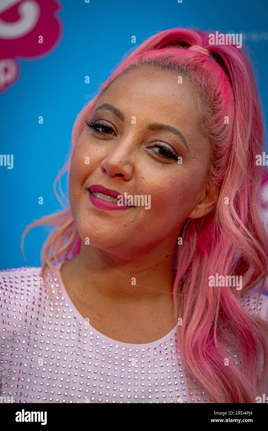 AMSTERDAM - Djamila Celina on the red carpet during the Dutch premiere ...