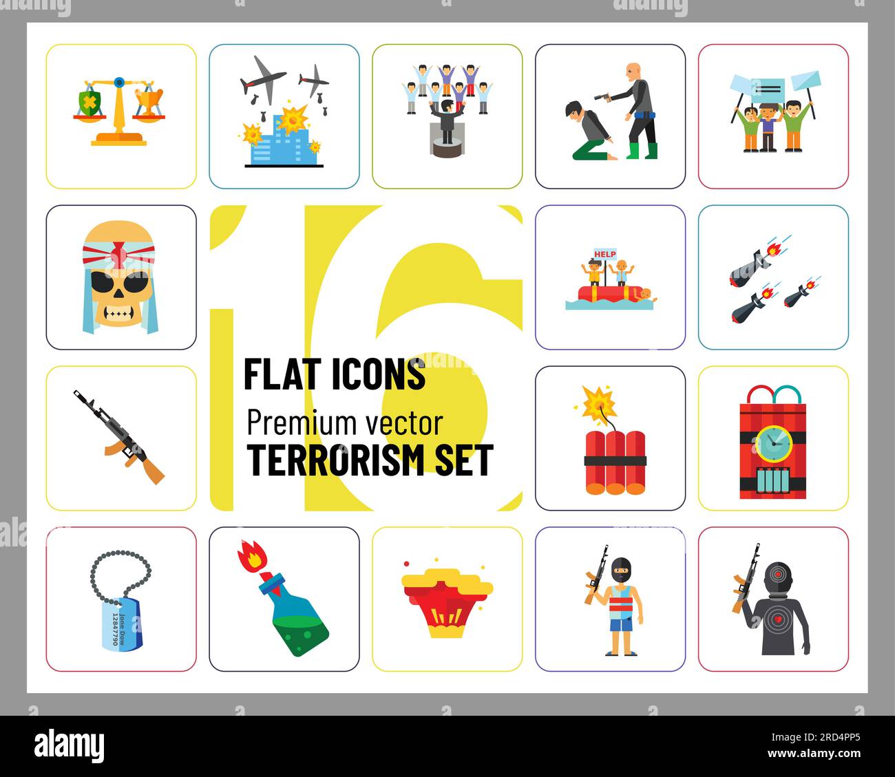 Fighting terrorism Stock Vector Images - Alamy