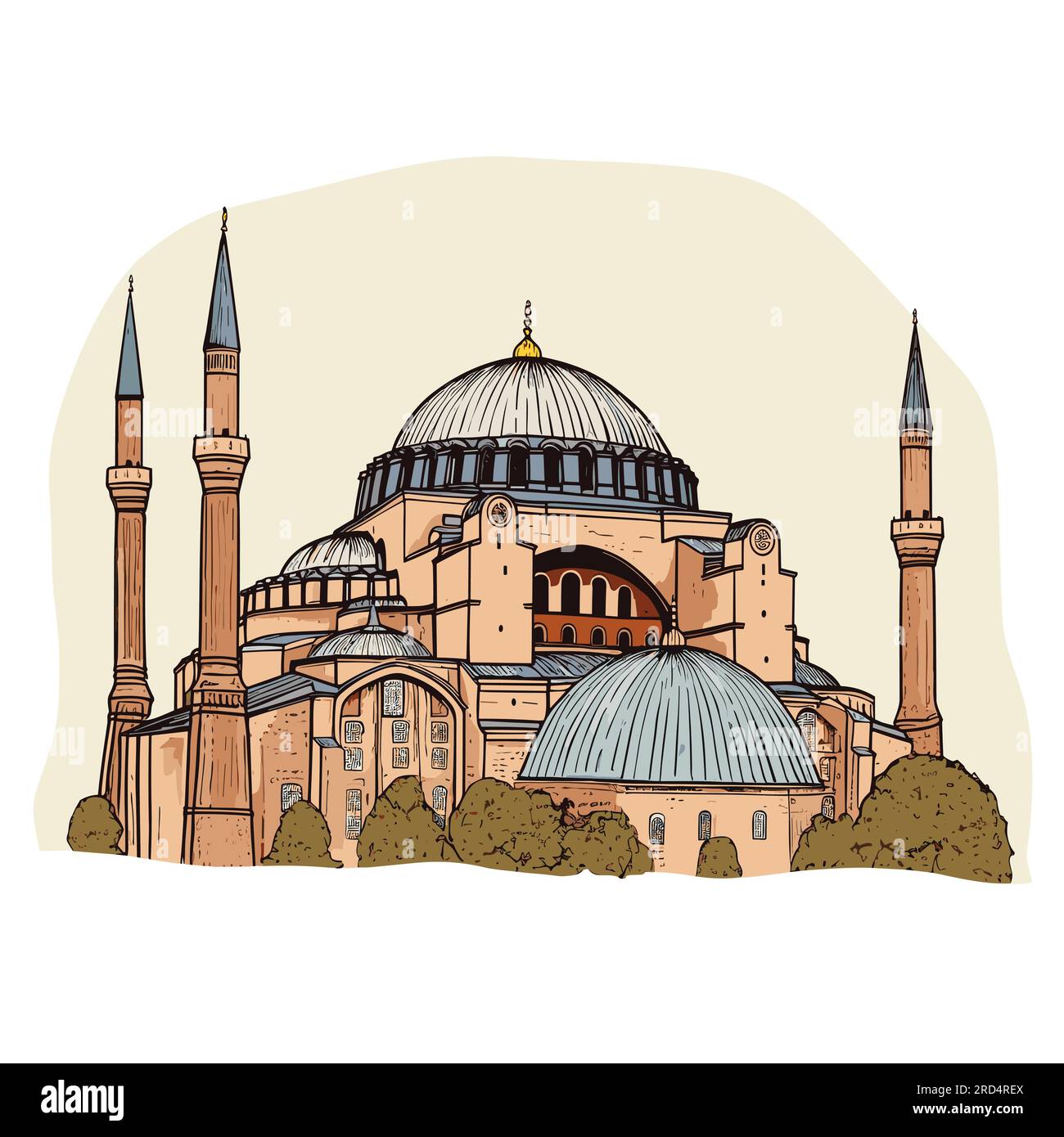 Hagia Sophia Cartoon