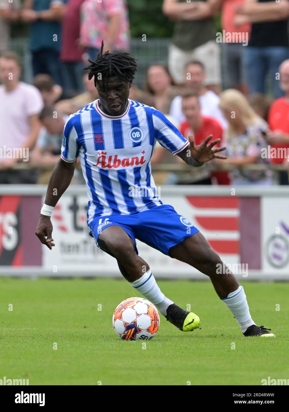 GOOR - Emmanuel Sabbi of Odense BK during the friendly match between FC ...