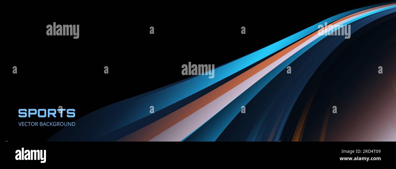 Dark vector abstract modern sports background with diagonal lines Stock ...