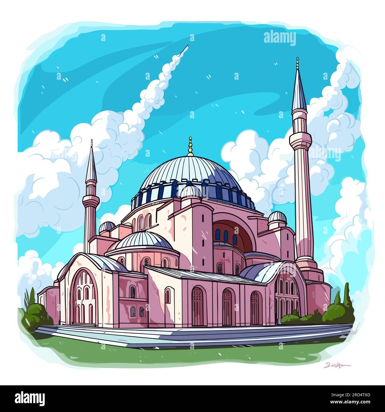 Sophia ayasofya Stock Vector Images - Alamy