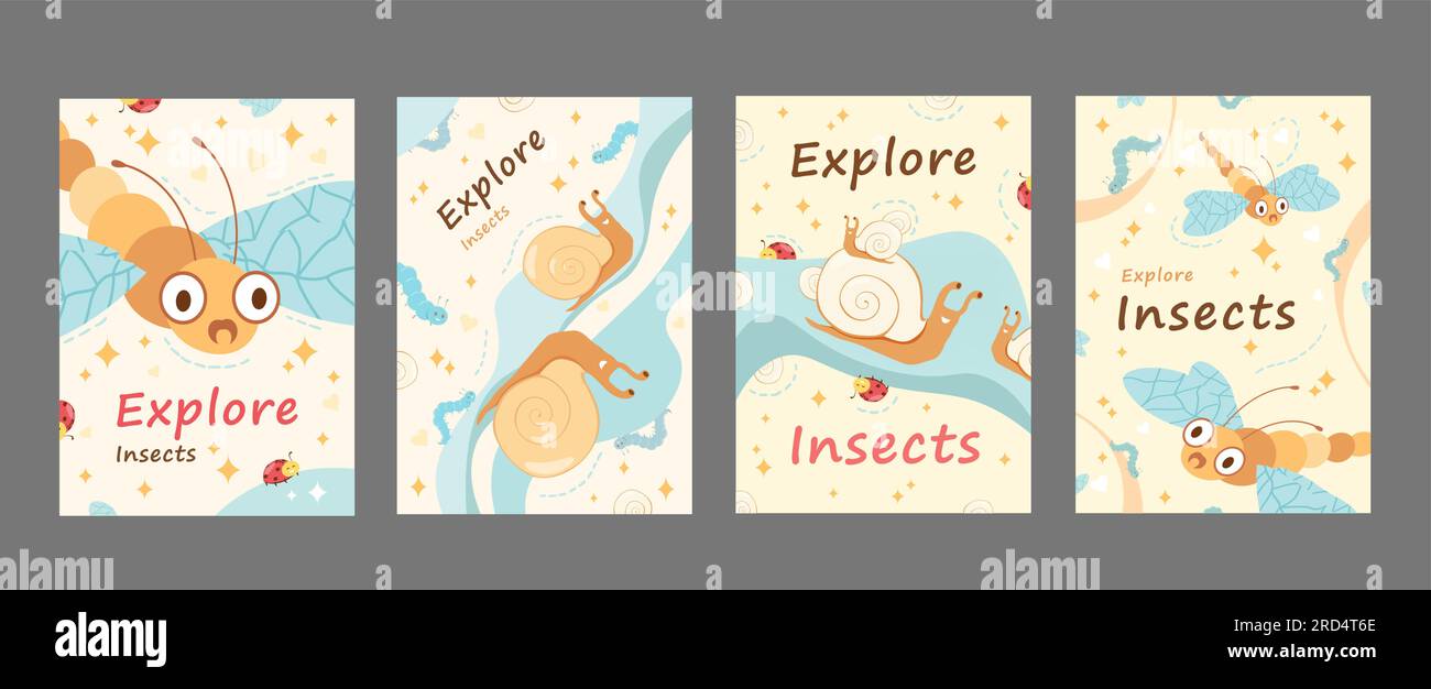 Explore insects posters set Stock Vector Image & Art - Alamy