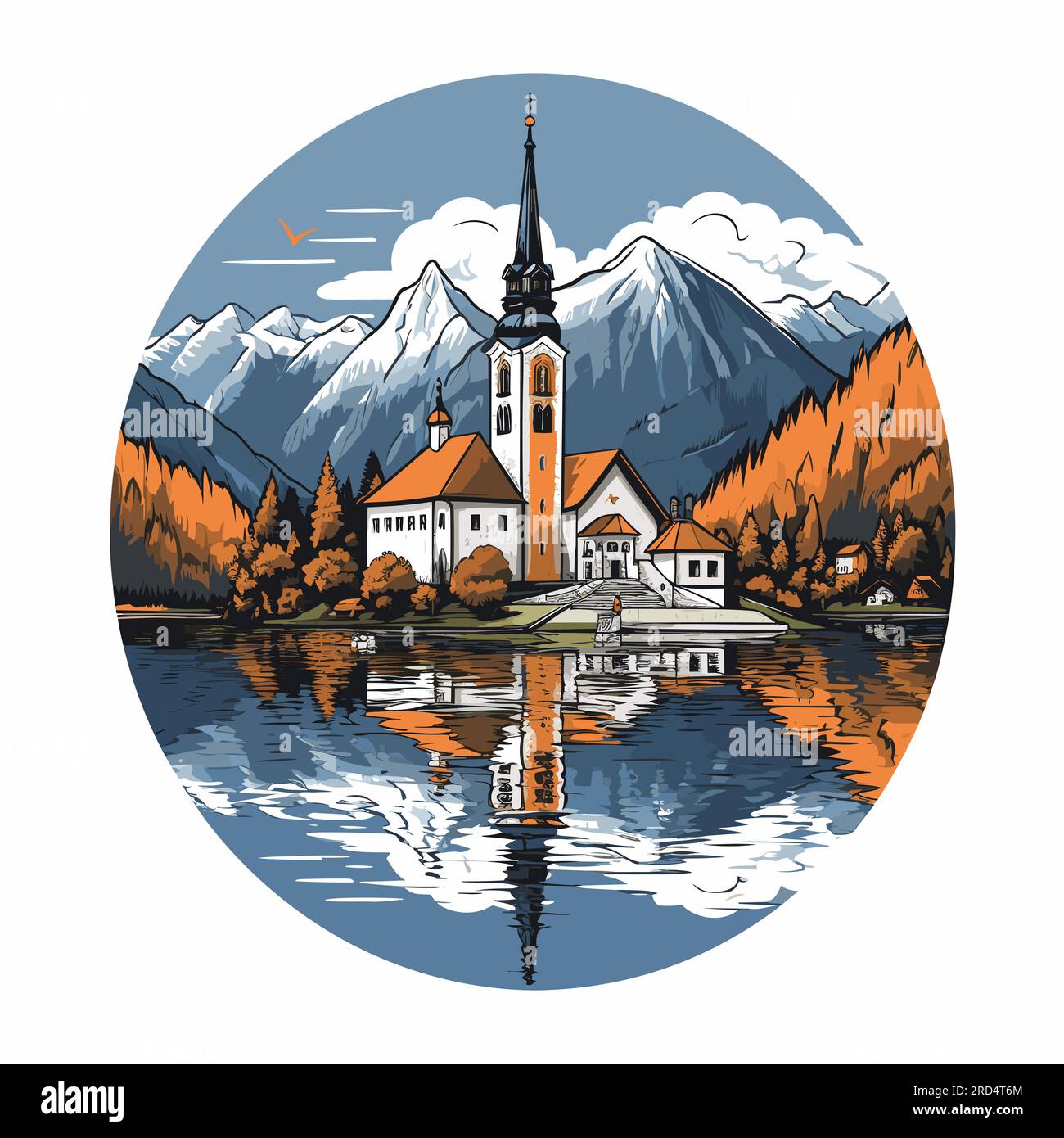 Famous slovenia Stock Vector Images - Alamy