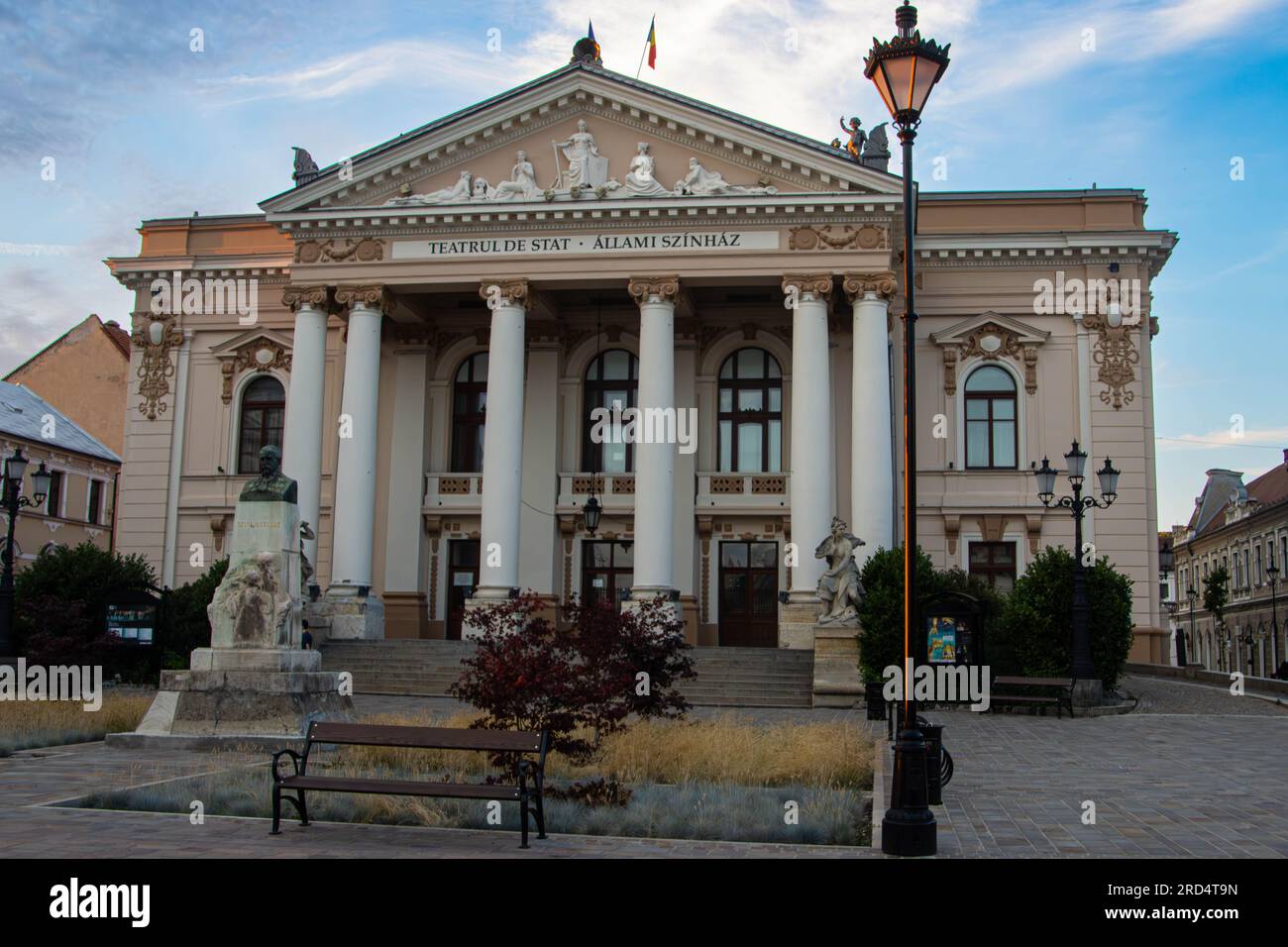 Oradea State Theatre building, one of the oldest cultural institutions ...