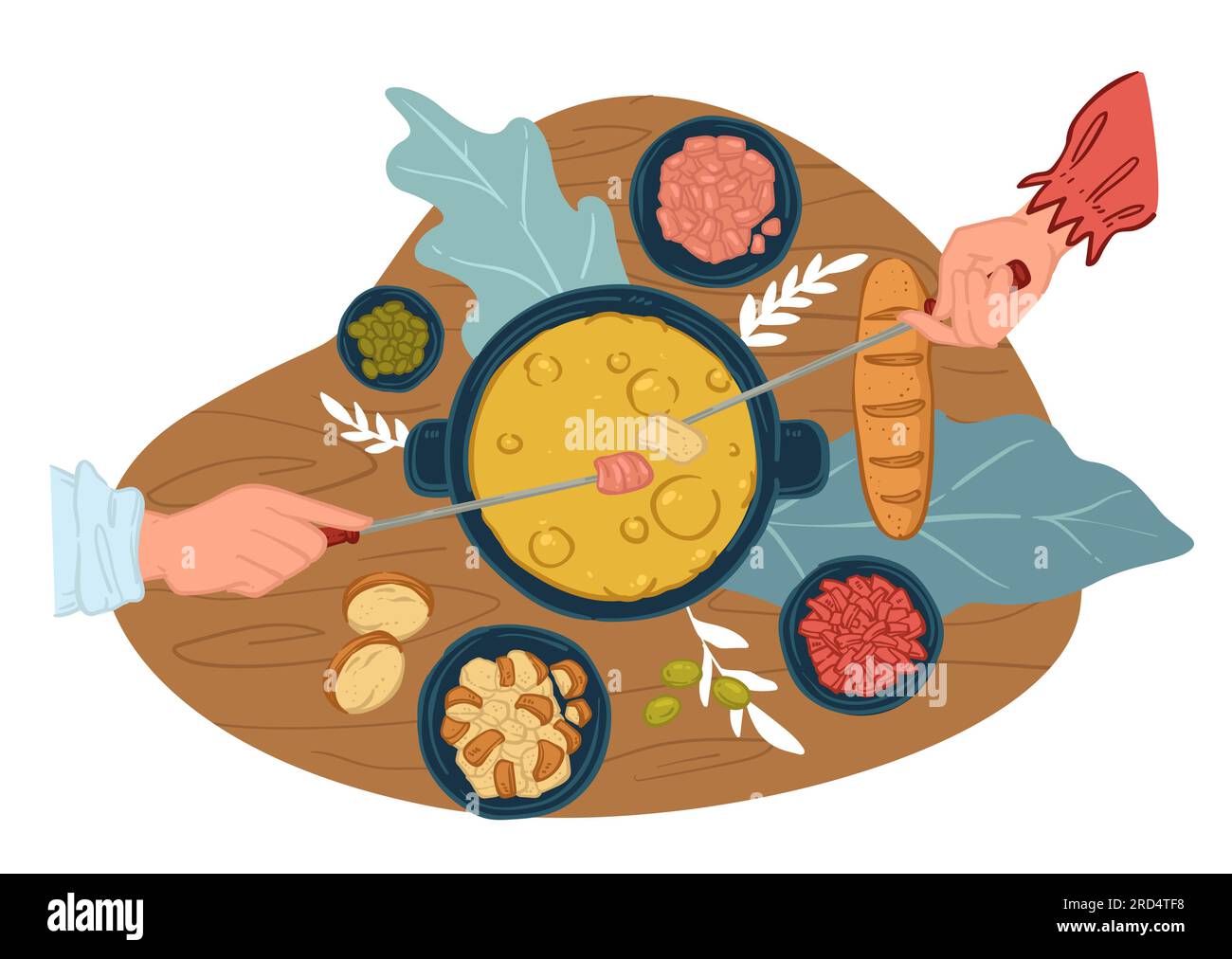 Spicy seafood hotpot Stock Vector Images - Alamy