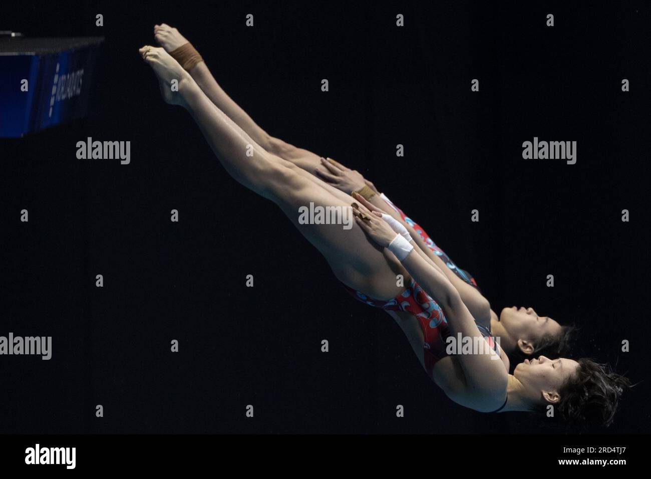 Japan, Japan. 16th July, 2023. Chen Yuxi and Quan Hongchan of China ...