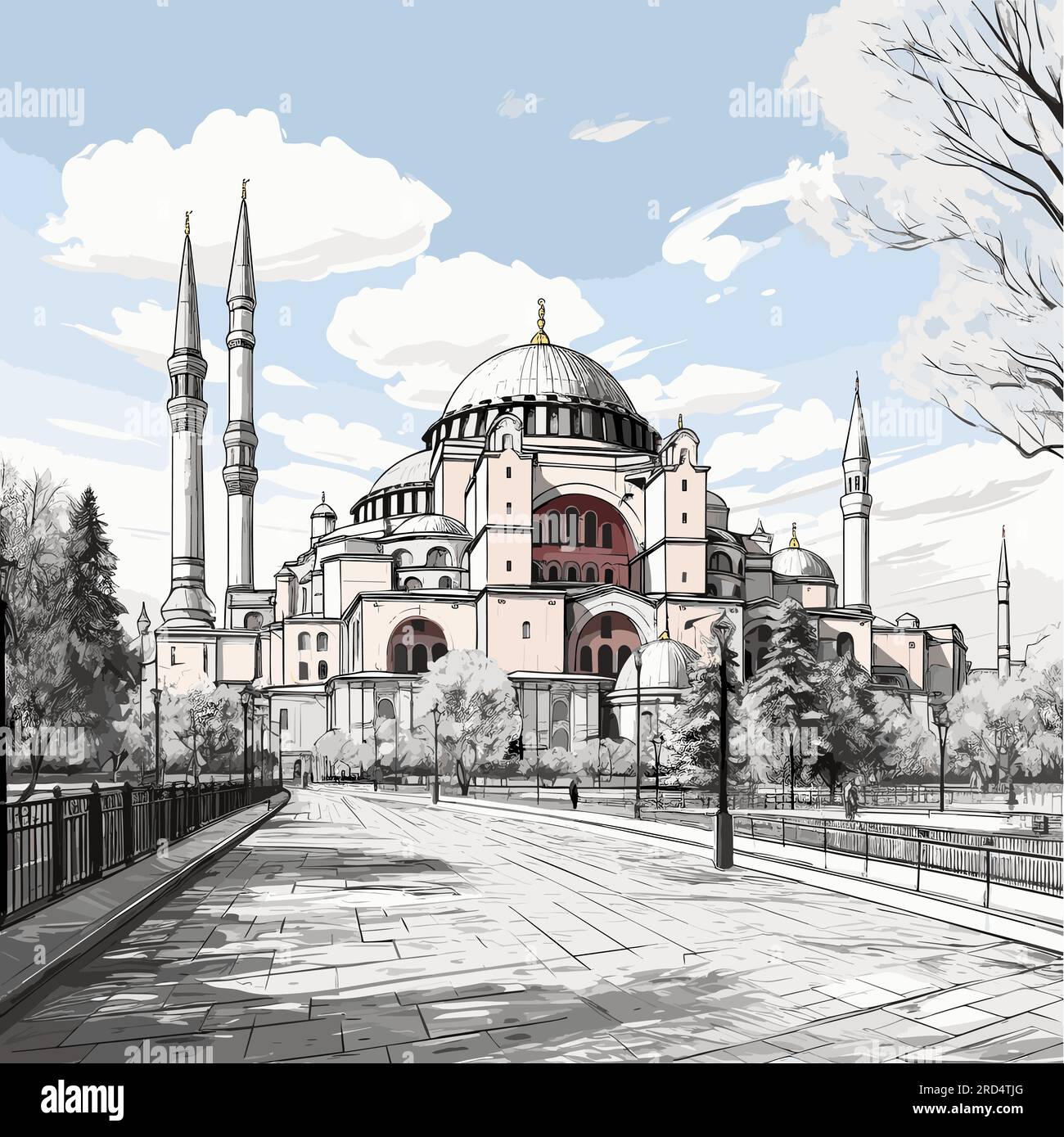 Hagia Sophia Drawing