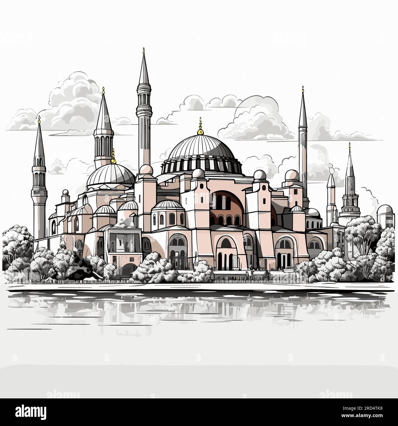 Hagia Sophia Drawing