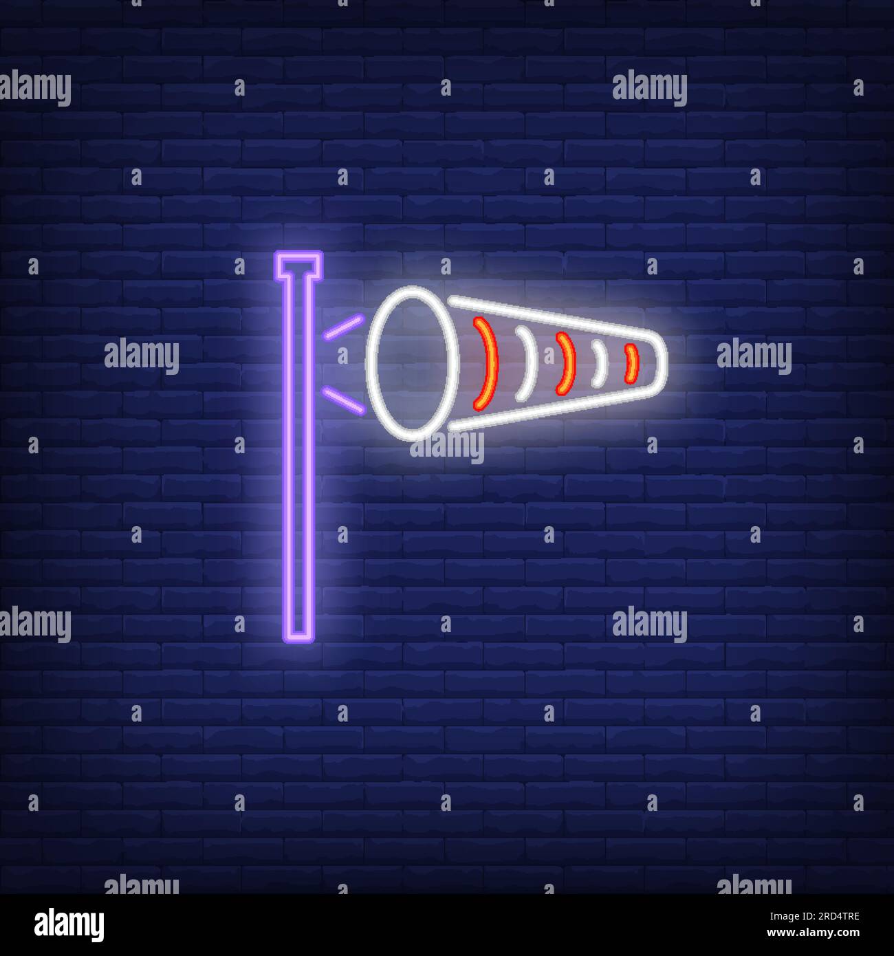 Inflated windsock neon sign Stock Vector Image & Art - Alamy