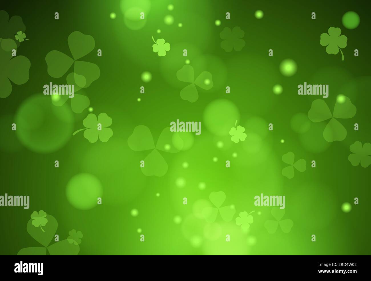 Falling shamrock leaves hi-res stock photography and images - Alamy
