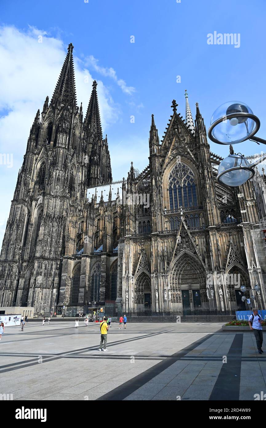 The Cologne Cathedral is the deserving center place of tourism in this ...