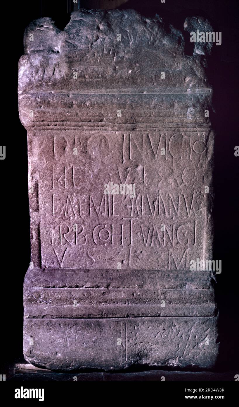 Altar from Habitancum - an ancient Roman fort (castrum) located at ...