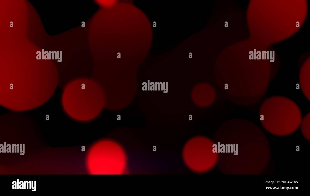 red dense wax elements with particles - dark bokeh backdrop - abstract ...