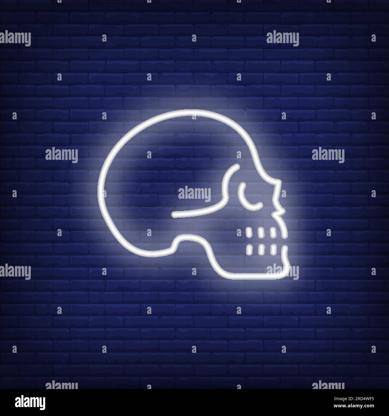 Human scull Stock Vector Images - Alamy