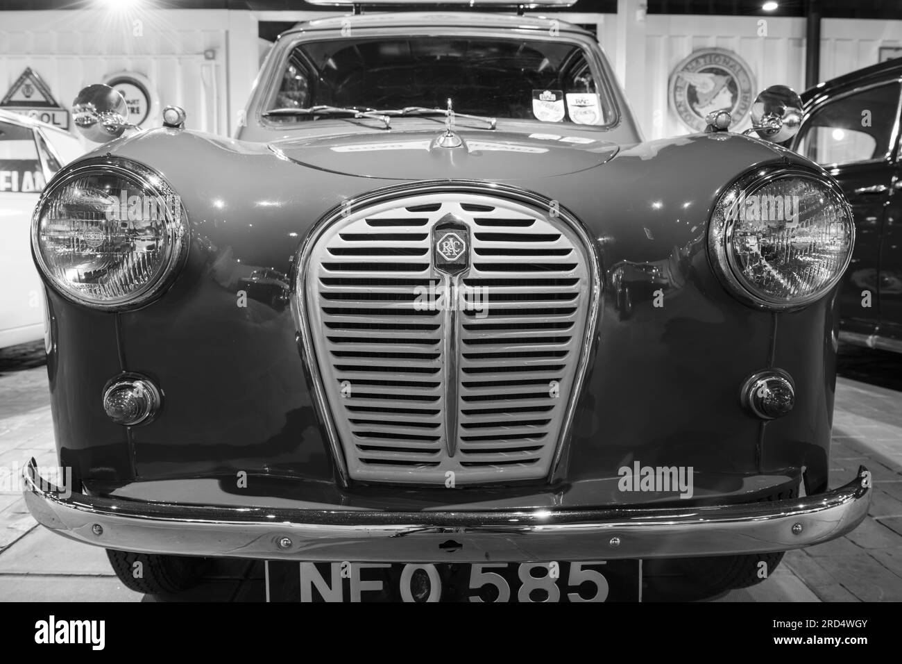 Sparkford.Somerset.United Kingdom.March 26th 2023.An Austin A35 RAC van ...