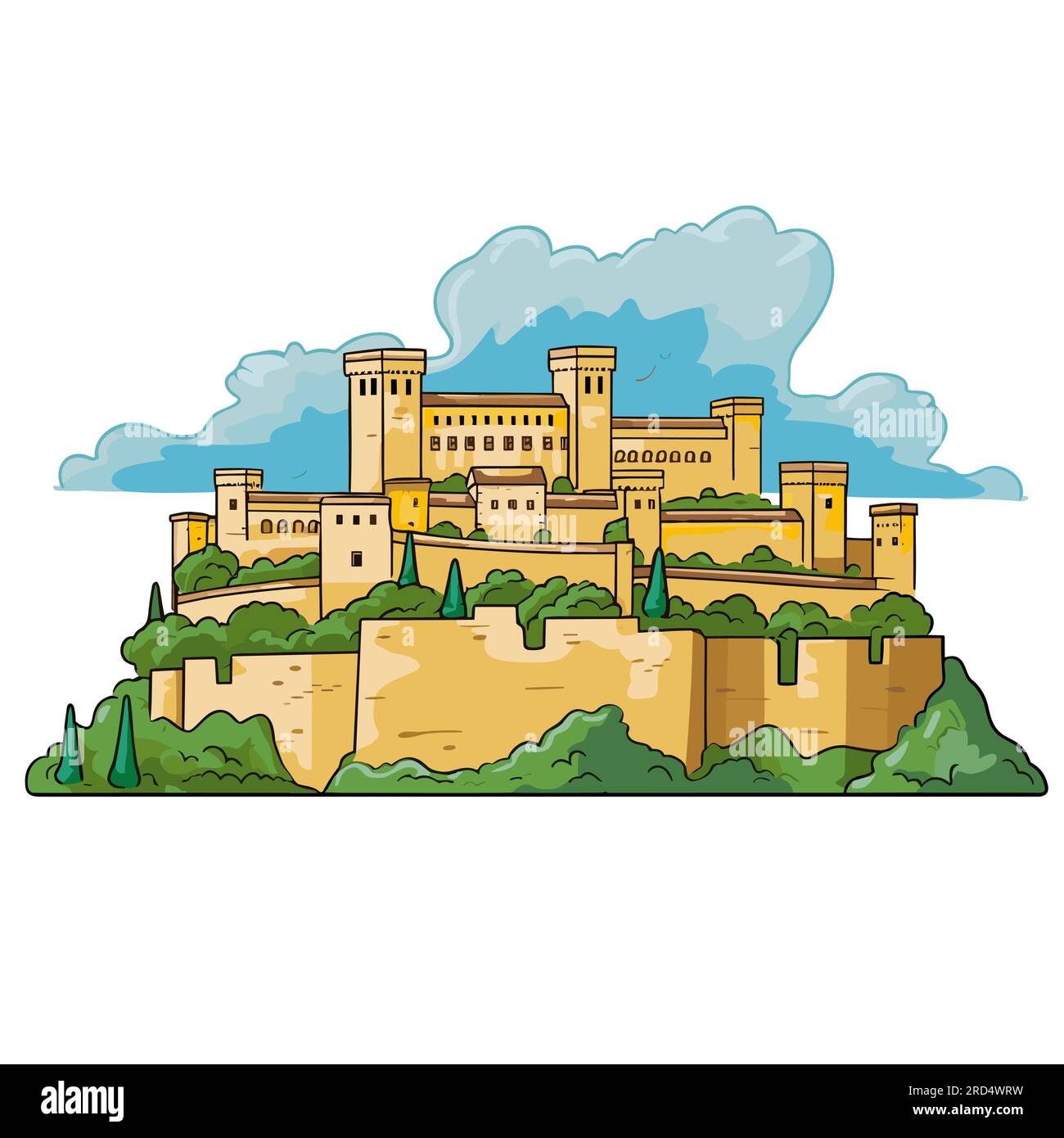 Granada hand drawn hi-res stock photography and images - Alamy
