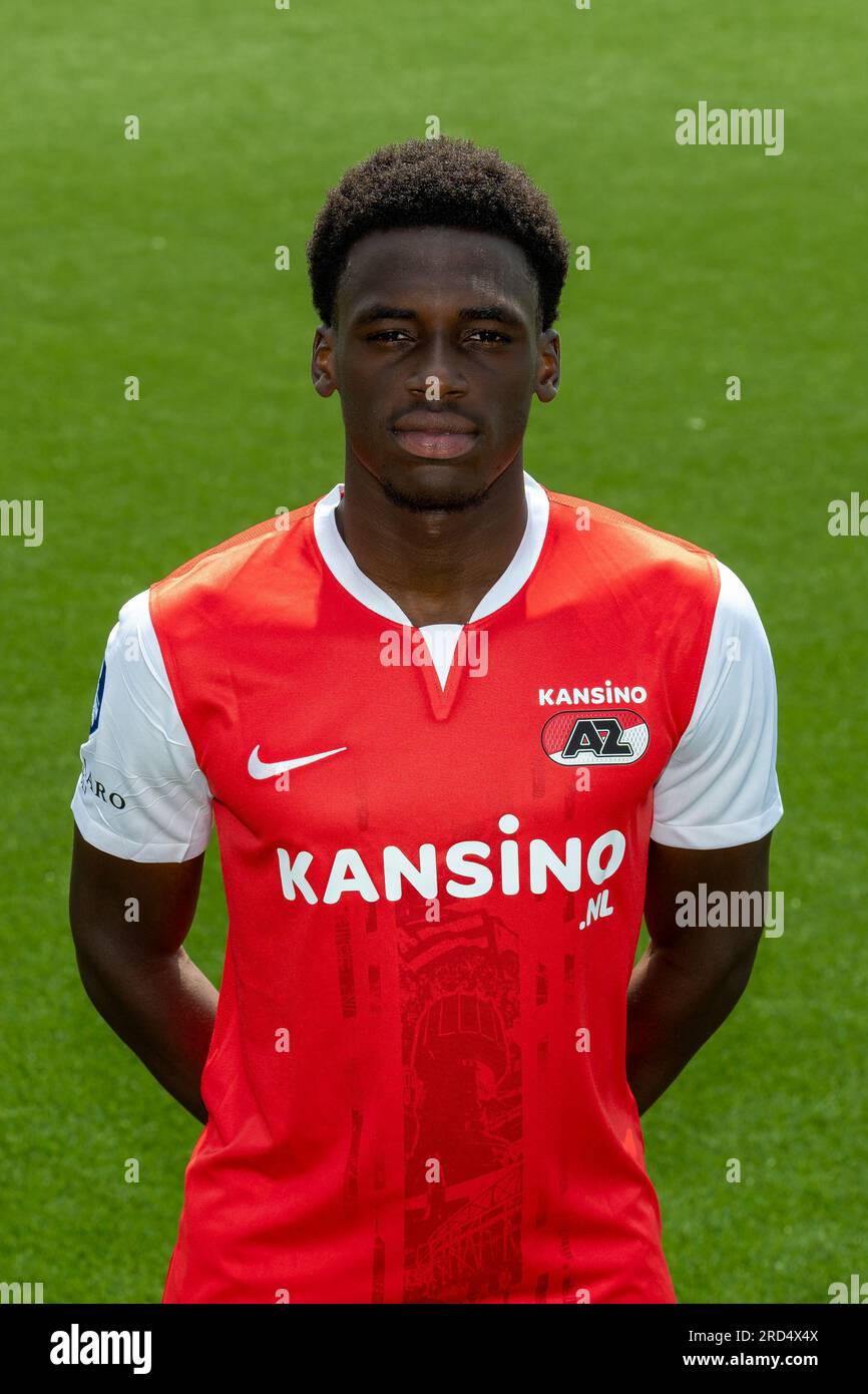 WIJDEWORMER - Ernest Poku of AZ during the AZ Alkmaar Photo Press Day ...