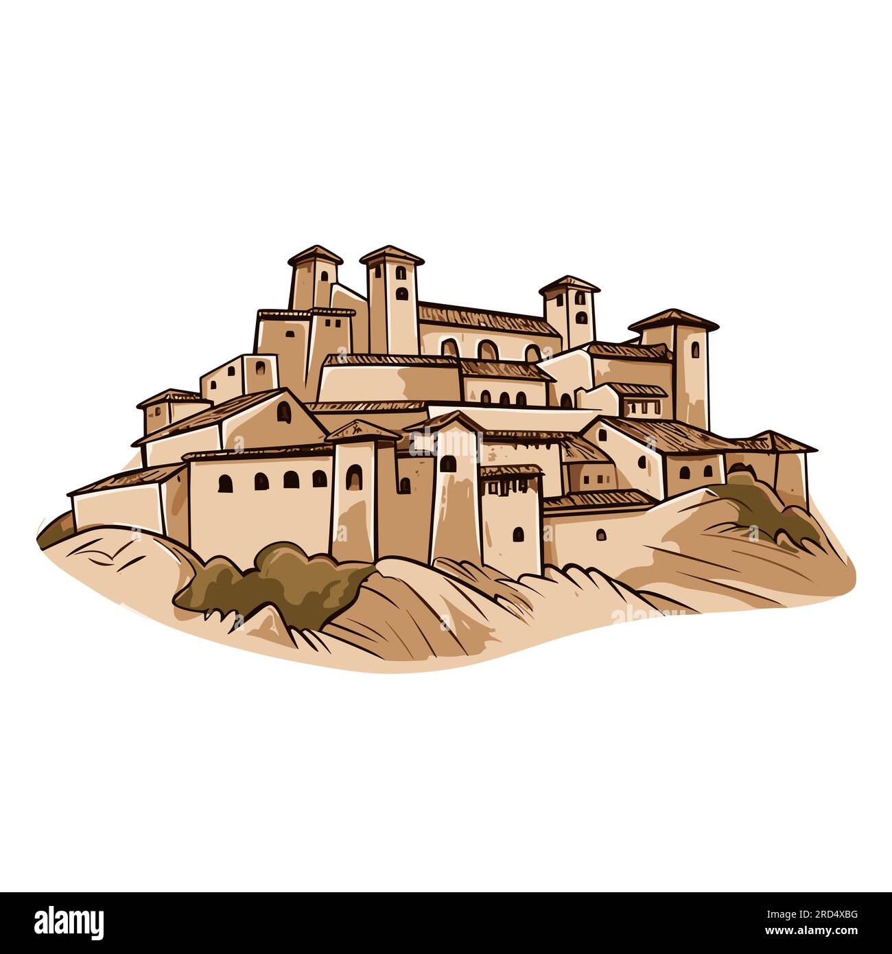 Granada hand drawn hi-res stock photography and images - Alamy