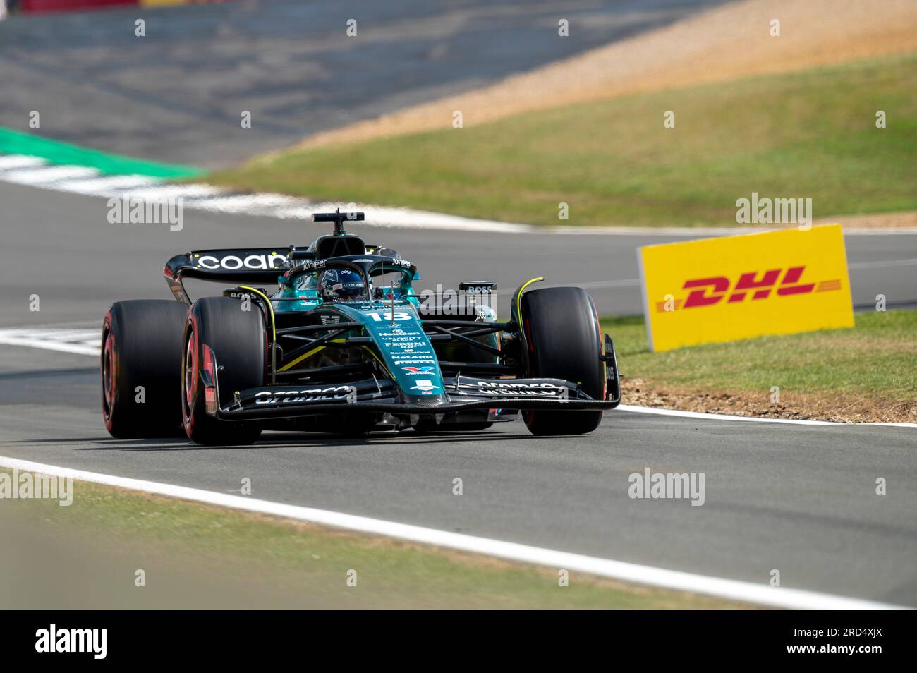 Silverstone, UK - Friday 7th July 2023 - FORMULA 1 ARAMCO BRITISH GRAND PRIX 2023 - Lance Stroll ...