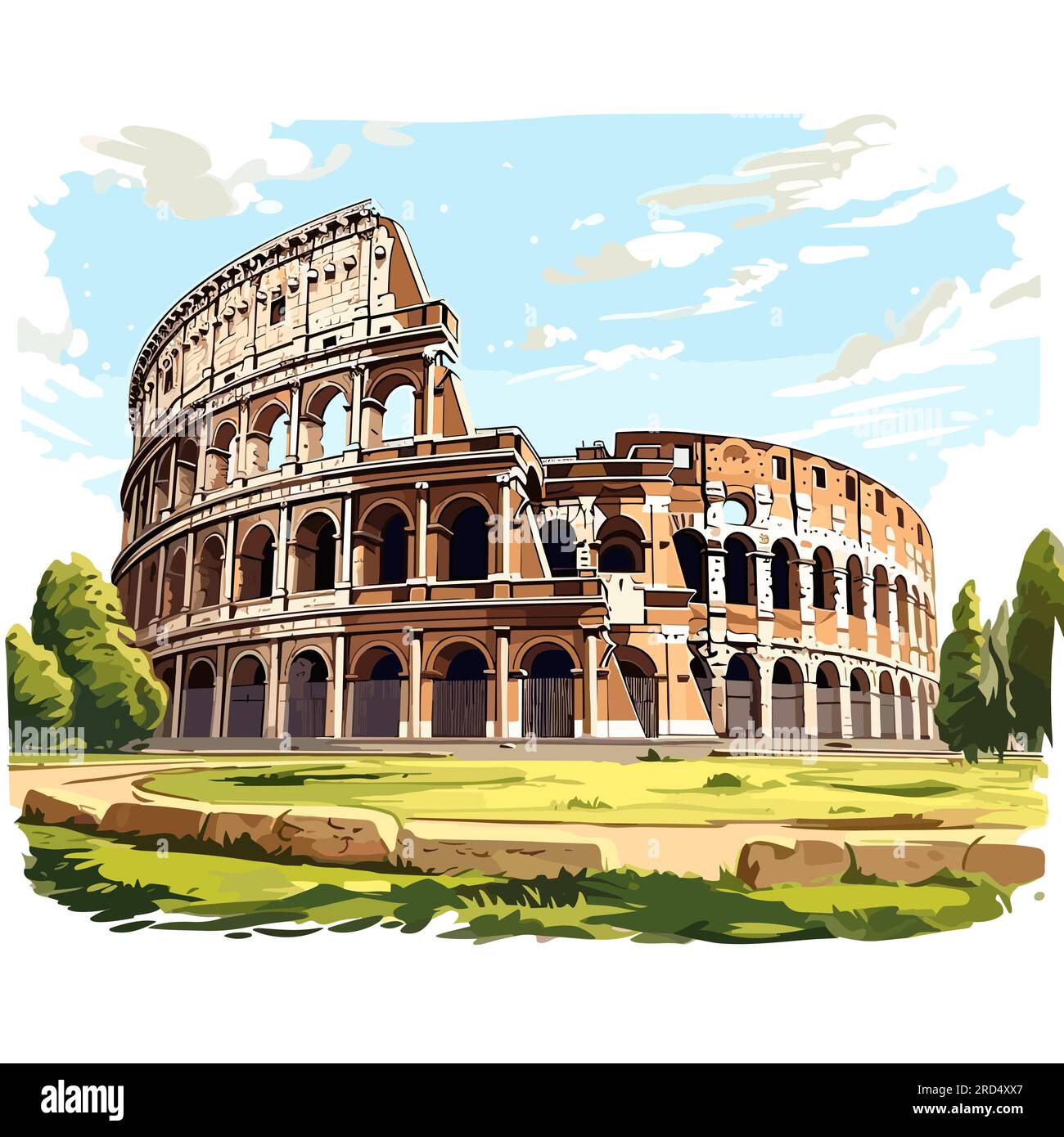 The colosseum clipart hi-res stock photography and images - Alamy