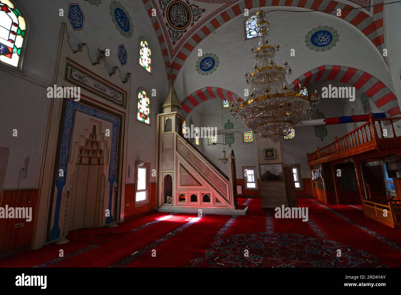 Guzelce Hasan Bey Mosque in Hayrabolu, Turkey, was built in 1499 Stock ...