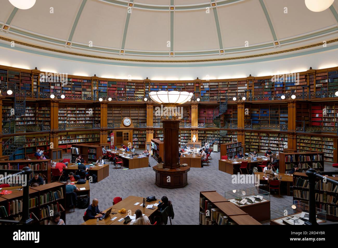 Interior View, Picton Reading Room, Central Library, Liverpool, England ...