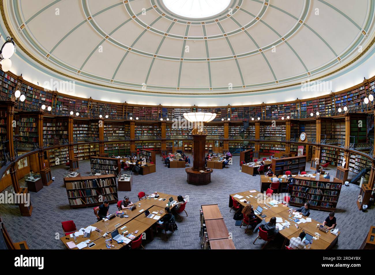 Fisheye, interior view, Picton Reading Room, Central Library, Liverpool ...