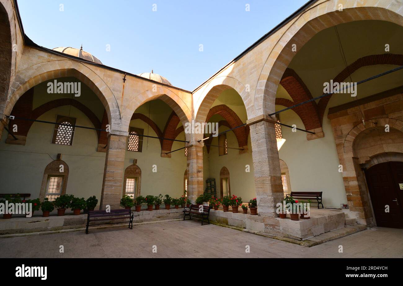 Guzelce Hasan Bey Mosque in Hayrabolu, Turkey, was built in 1499 Stock ...