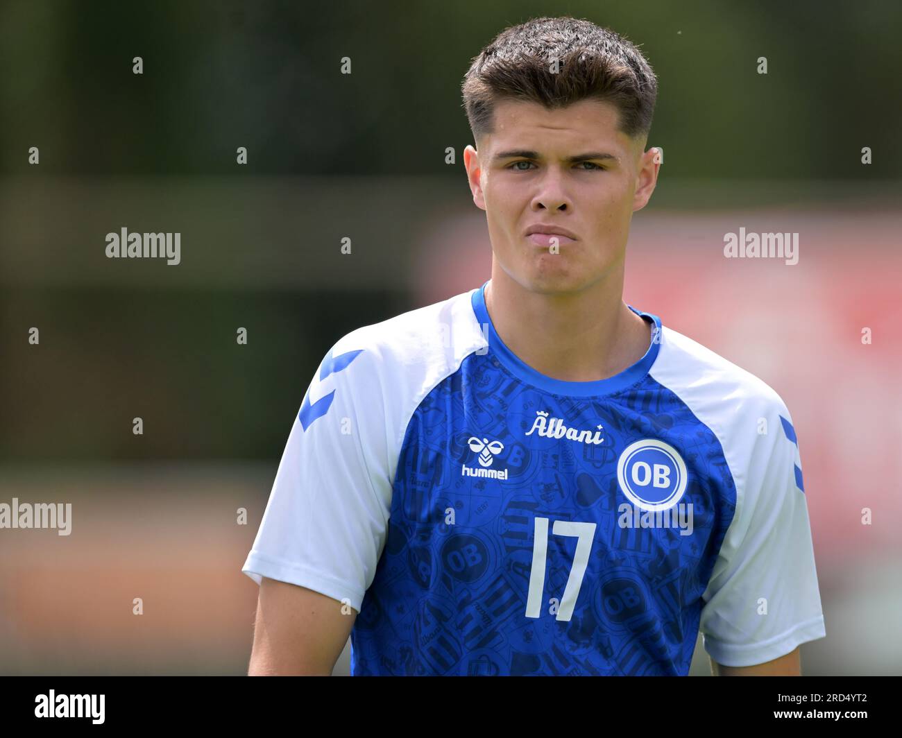 GOOR - Luca Kjerrumgaard of Odense BK during the friendly match between ...