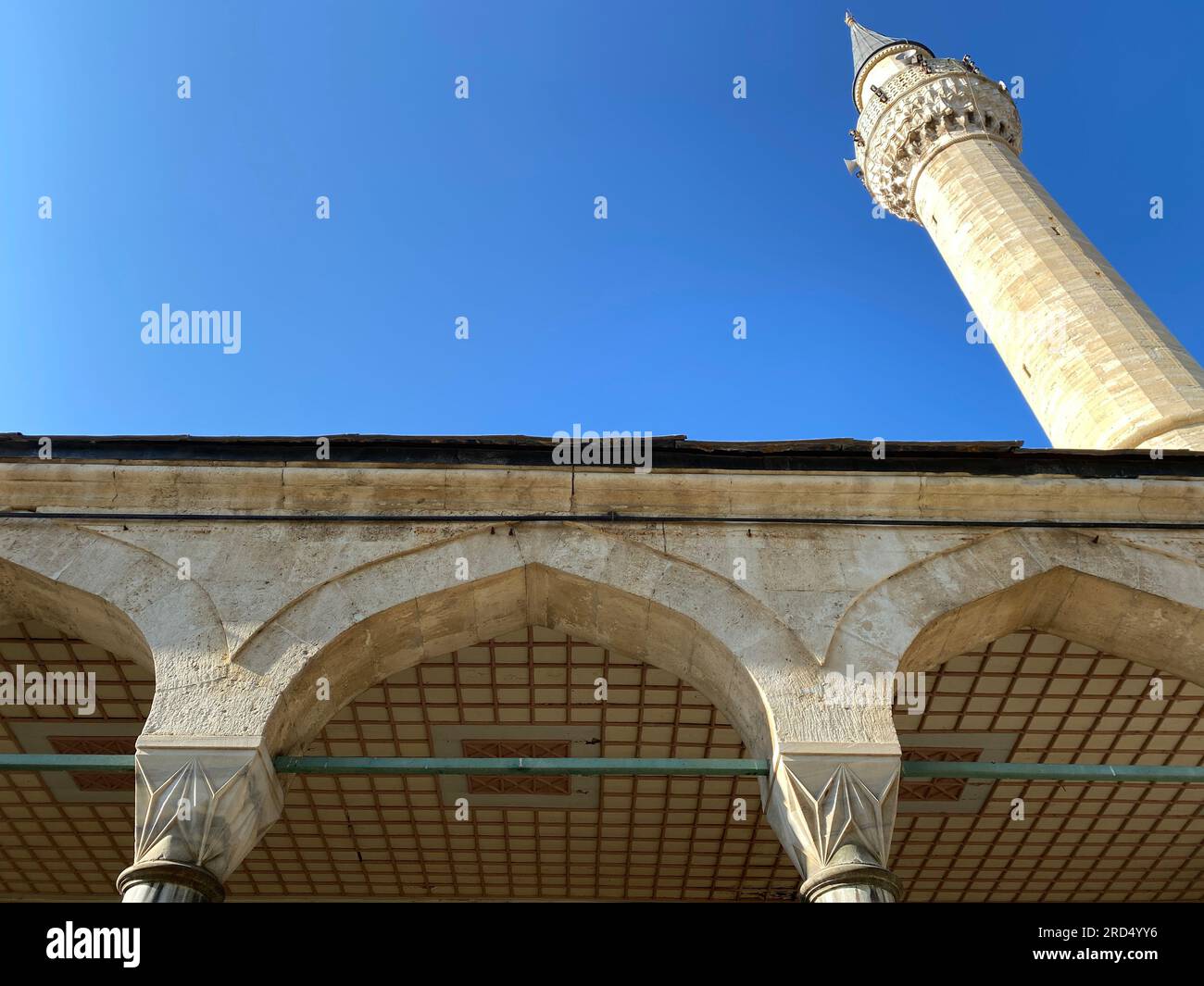 Celebi Sultan Mehmet Mosque in Hayrabolu, Turkey, was built in 1419 ...