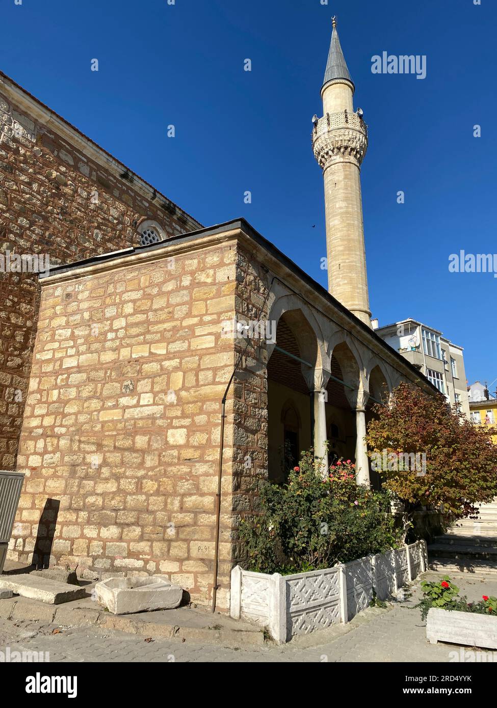 Celebi Sultan Mehmet Mosque in Hayrabolu, Turkey, was built in 1419 ...