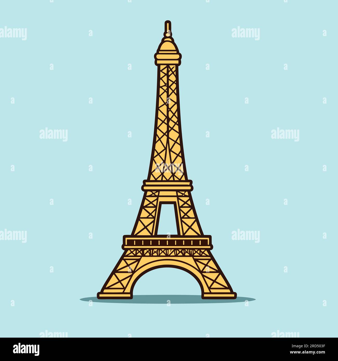 Clipart tour eiffel hi-res stock photography and images - Alamy