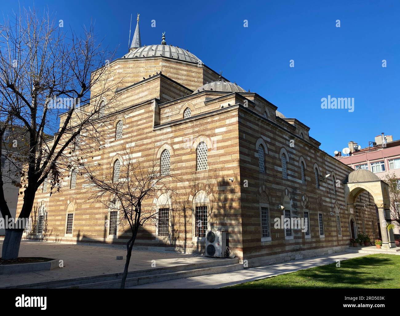 Guzelce Hasan Bey Mosque in Hayrabolu, Turkey, was built in 1499 Stock ...