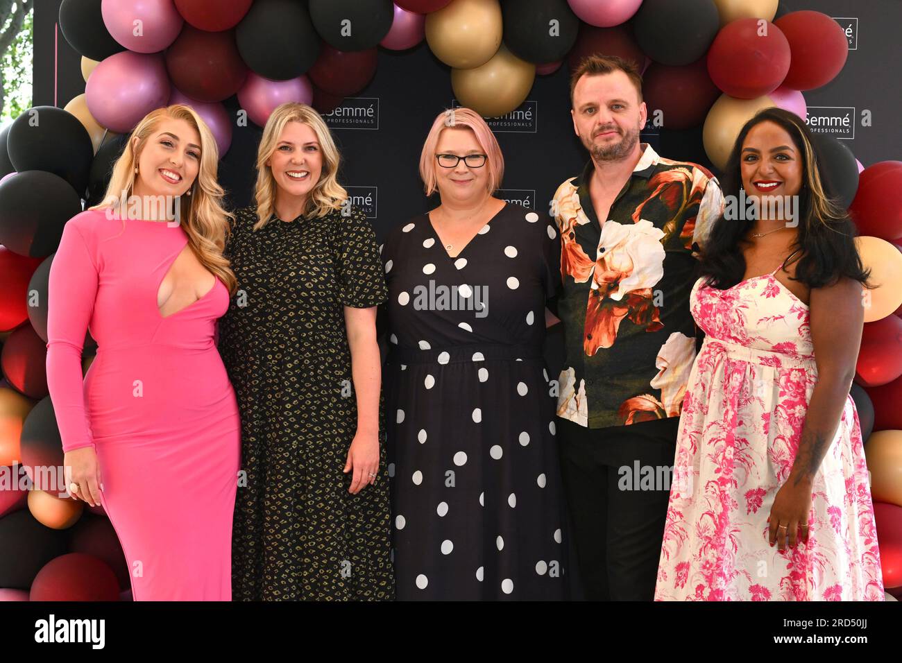 EDITORIAL USE ONLY (left to right) Marnie Swindells, Carly Burford ...