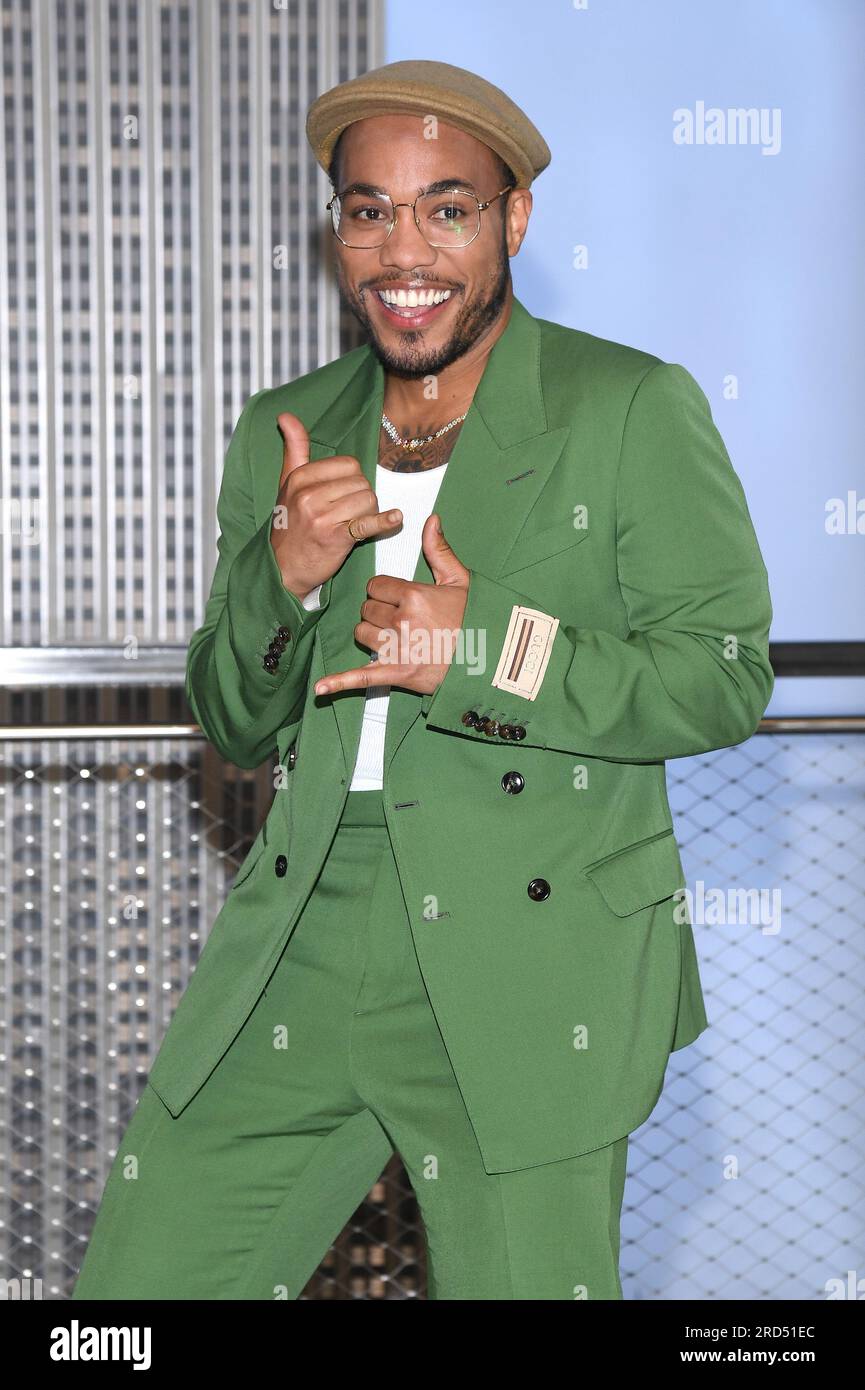 New York, USA. 18th July, 2023. Singer-songwriter and rapper Anderson ...