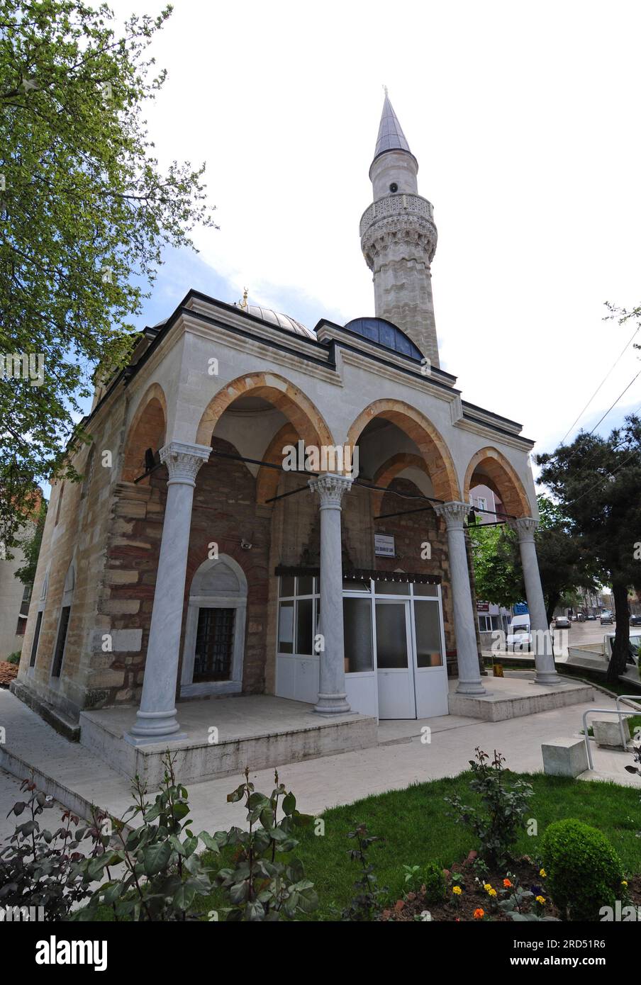 Hacerzade Ibrahim Bey Mosque was built in 1406 in Malkara, Turkey Stock ...