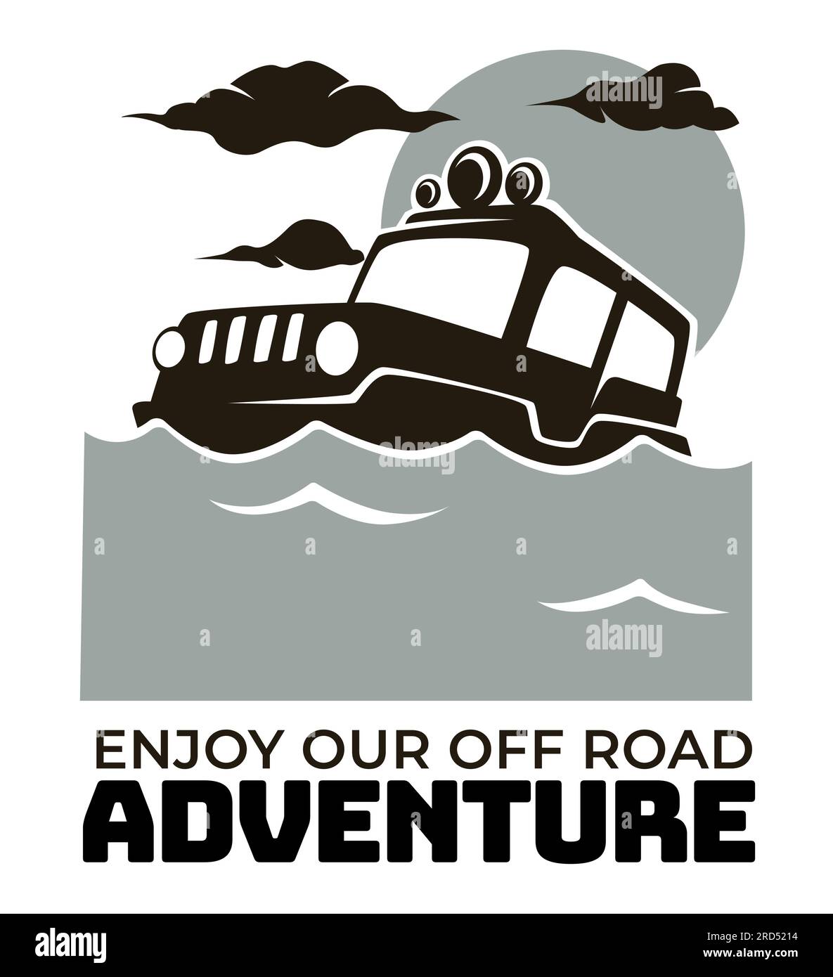Enjoy our off road adventure, badge or emblem Stock Vector Image & Art ...