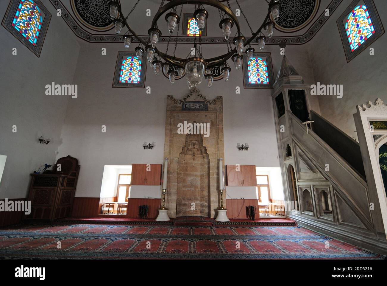 Gazi Omer Bey Mosque and Tomb in Malkara, Turkey, was built in 1488 ...