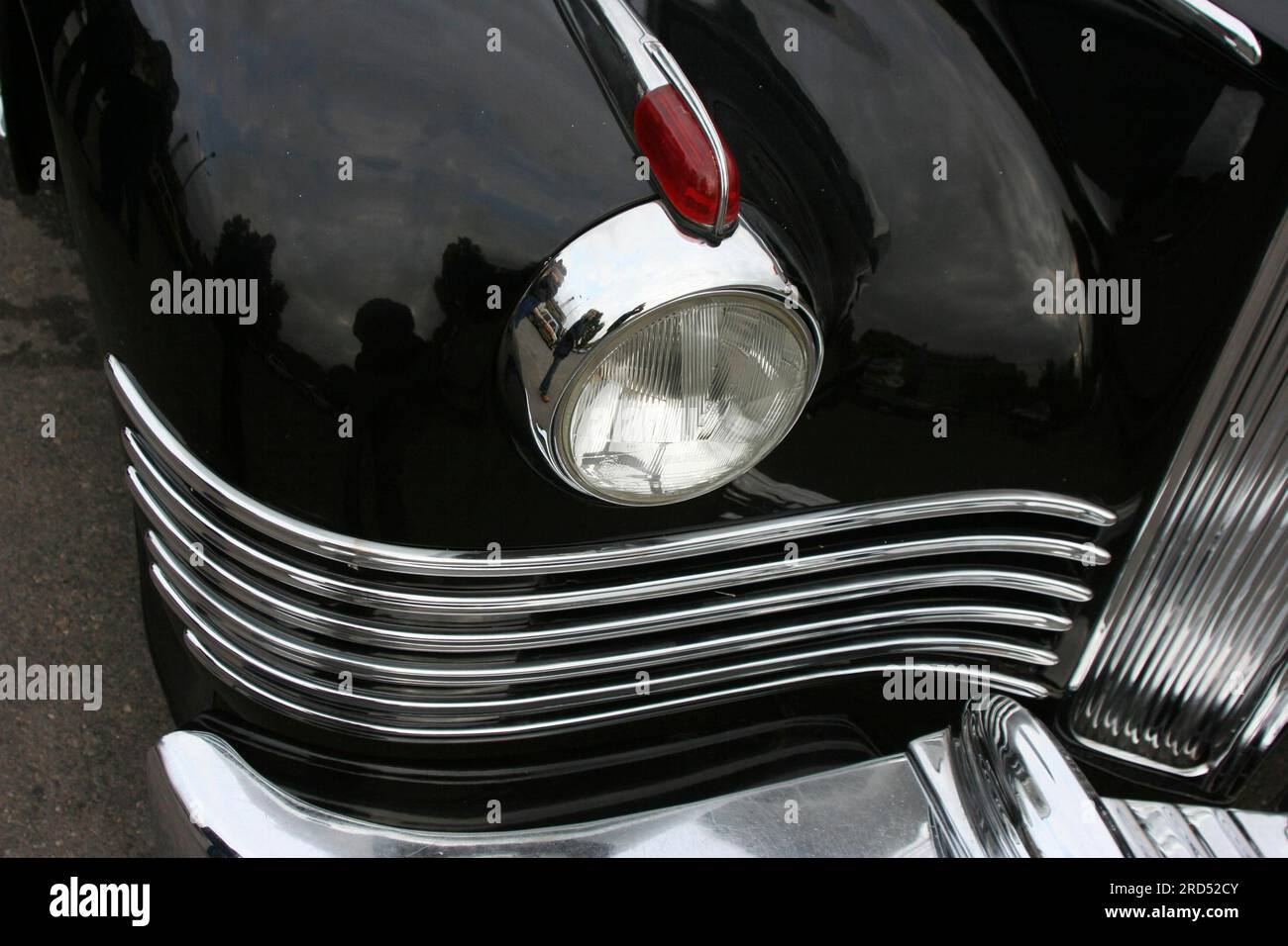 Close-up of a vintage car at an exhibition in Yerevan, Armenia Stock ...