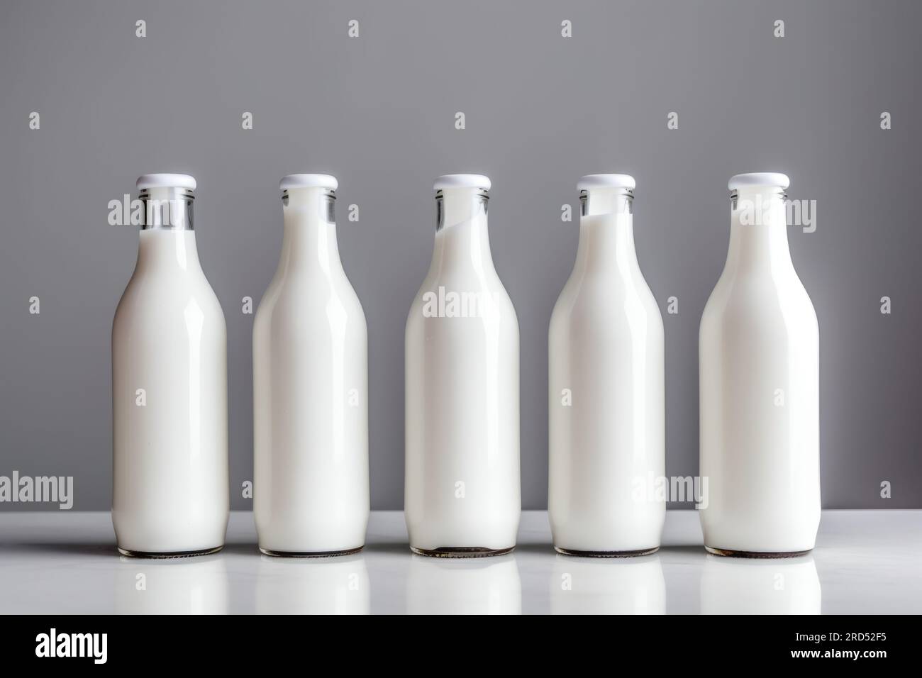 Milk bottle no label hi-res stock photography and images - Alamy