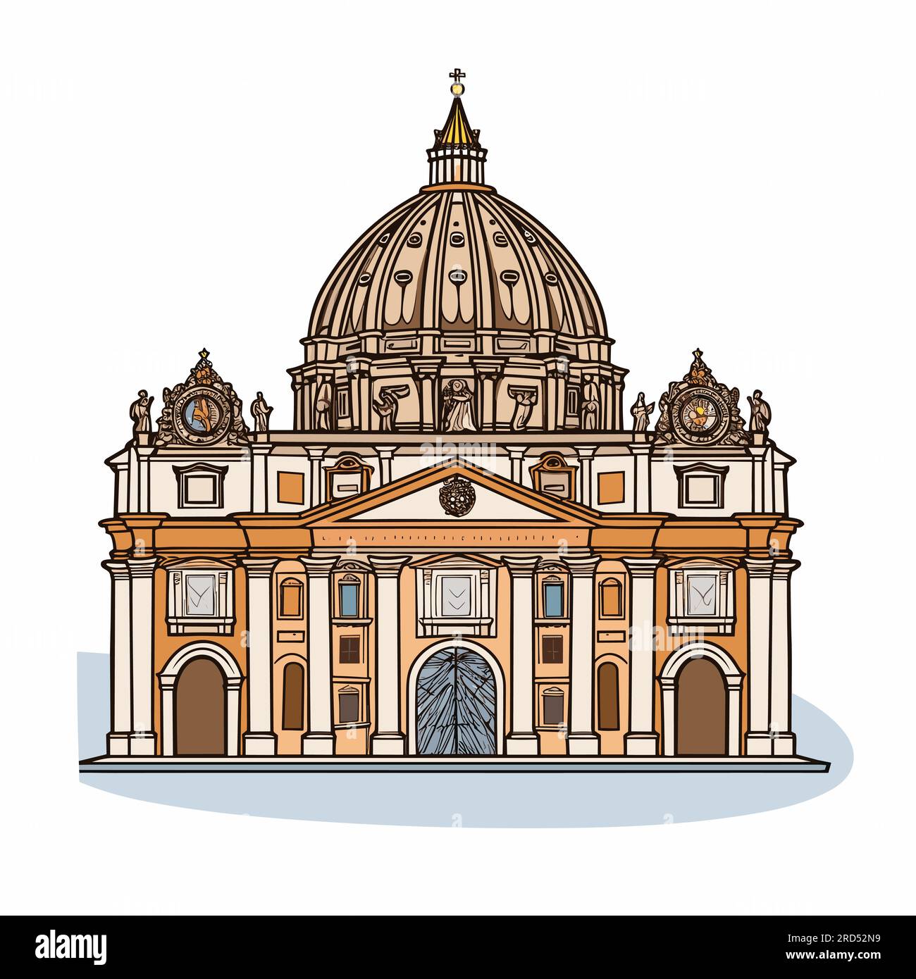 Saint peters symbol Stock Vector Images - Alamy