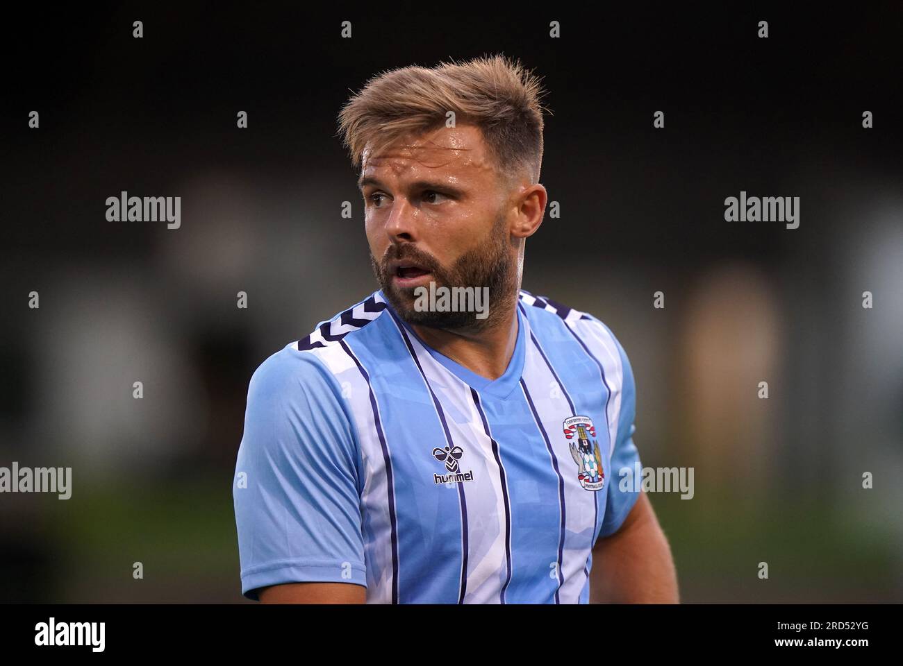 Coventry City's Matthew Godden during the pre-season friendly match at ...