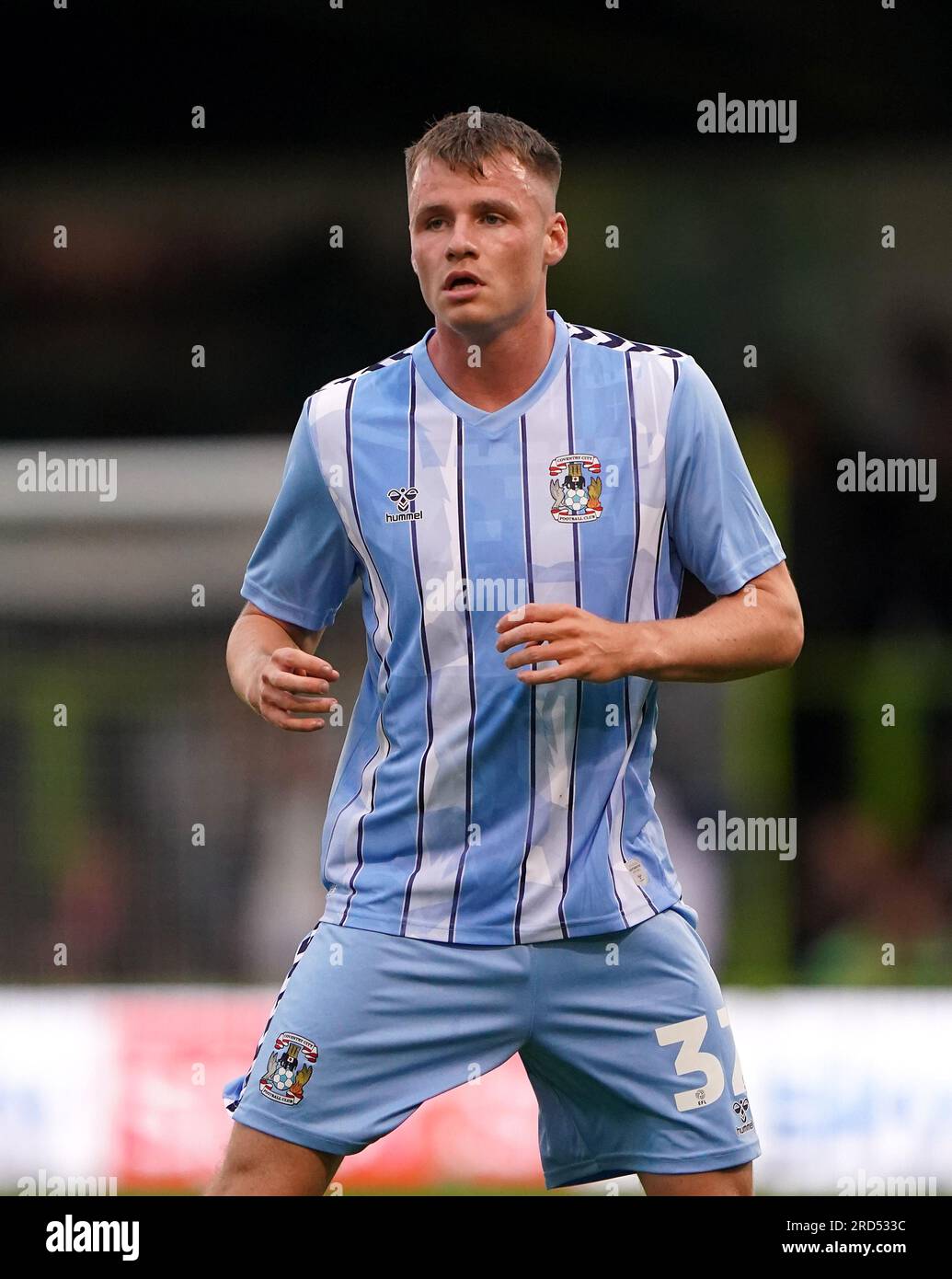 Coventry City's Jack Burroughs during the pre-season friendly match at ...