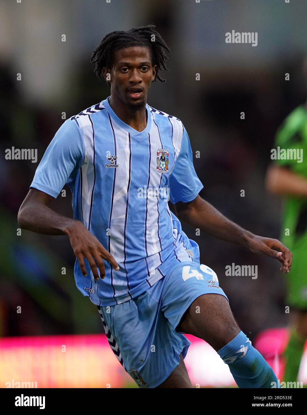 Coventry City's Justin Obikwu during the pre-season friendly match at ...