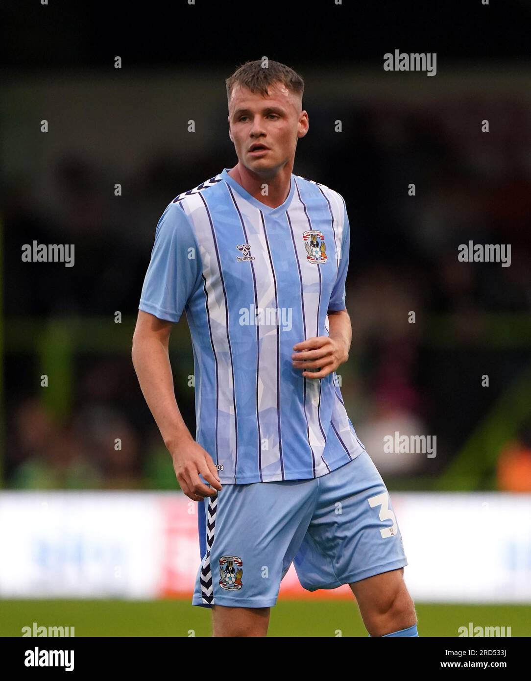 Coventry City's Jack Burroughs during the pre-season friendly match at ...