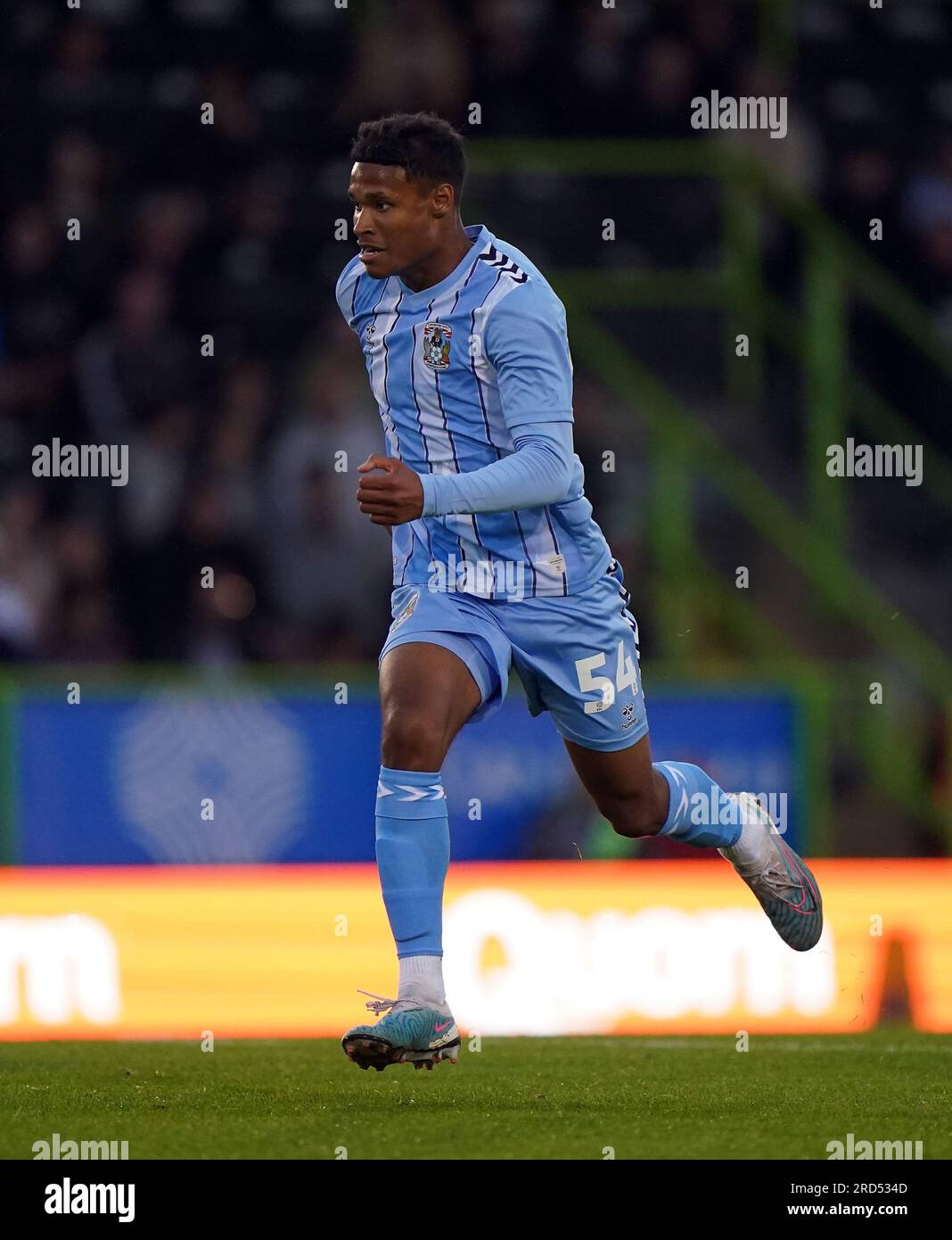 Coventry City's Kai Andrews during the pre-season friendly match at The ...