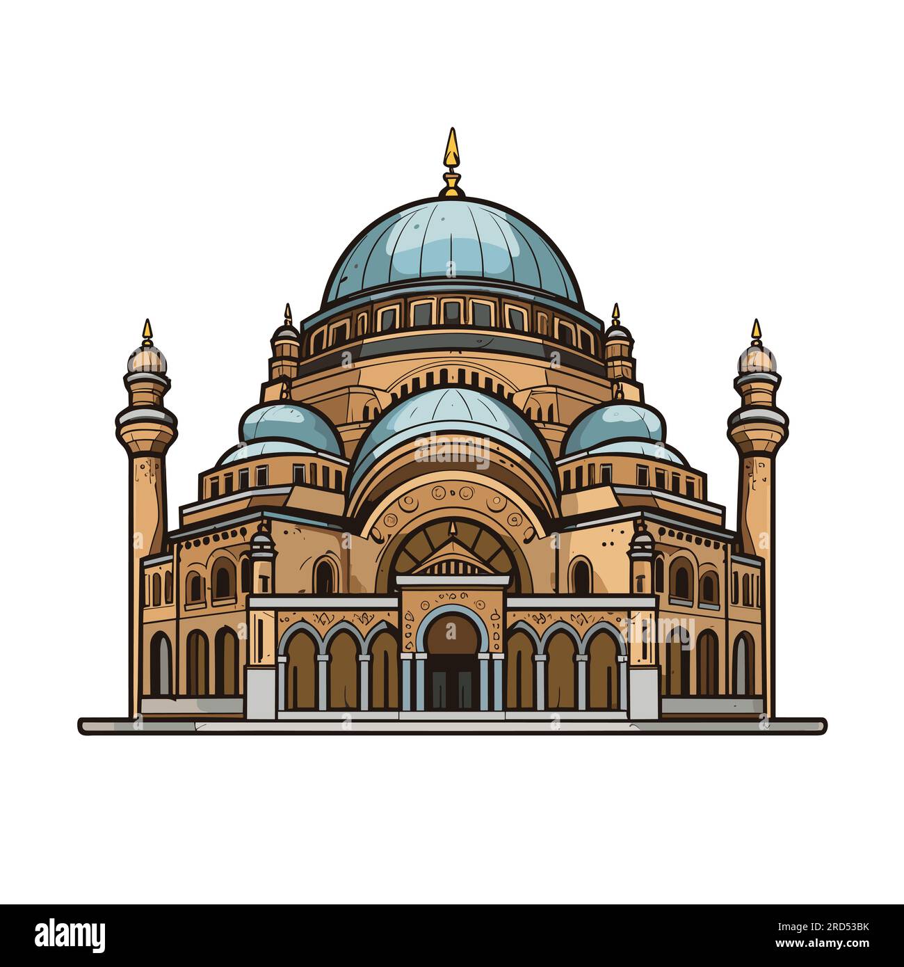 Hagia Sophia Cartoon