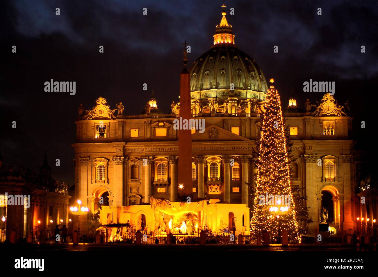 Christmas at St. Peter's Basilica Stock Photo - Alamy