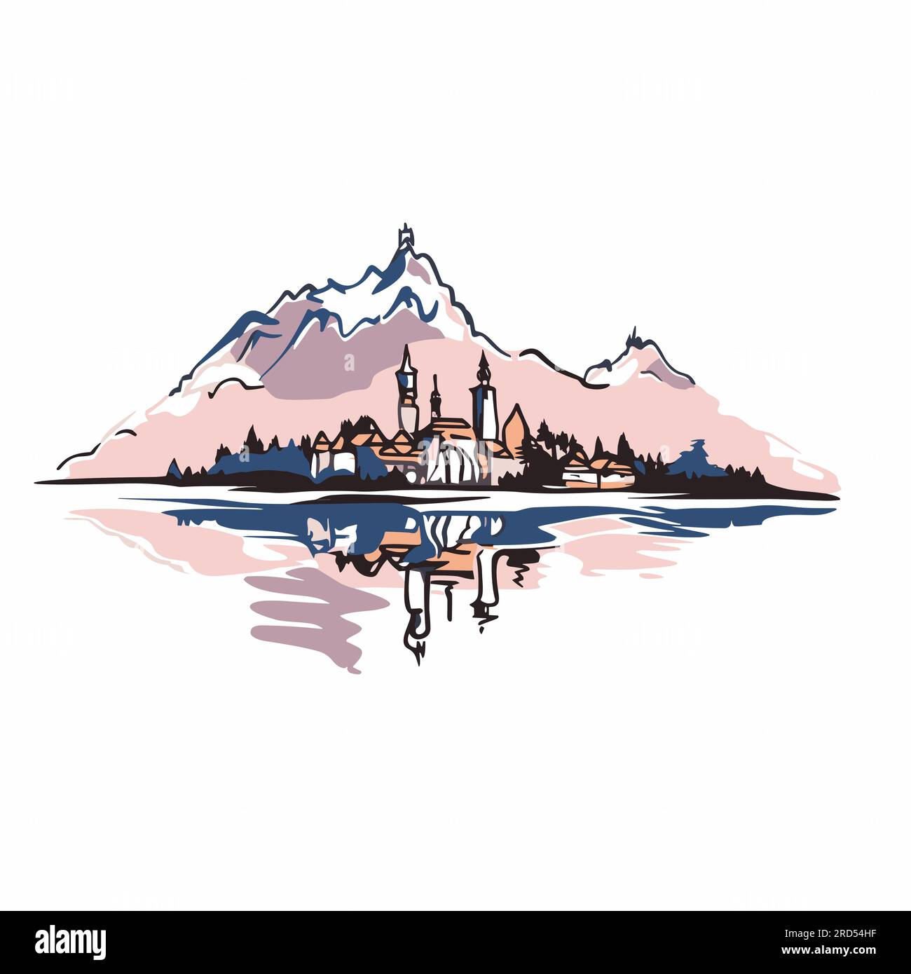 Famous slovenia Stock Vector Images - Alamy